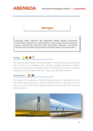 Abengoa Solar in USA: Solana | PDF