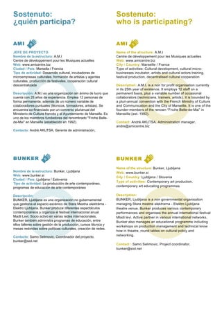 Dossier Sostenuto (Spanish & English) | PDF