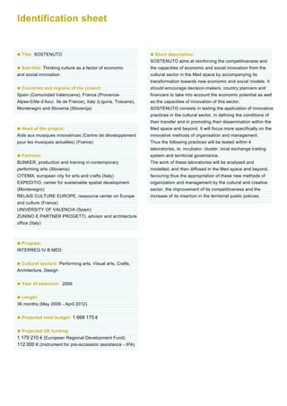 Dossier Sostenuto (Spanish & English) | PDF