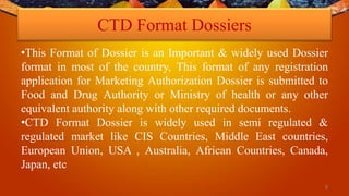 Pharmaceutical Dossier submission | PPTX