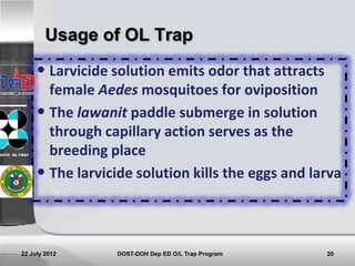 Dost doh dep ed ol trap program | PPTX