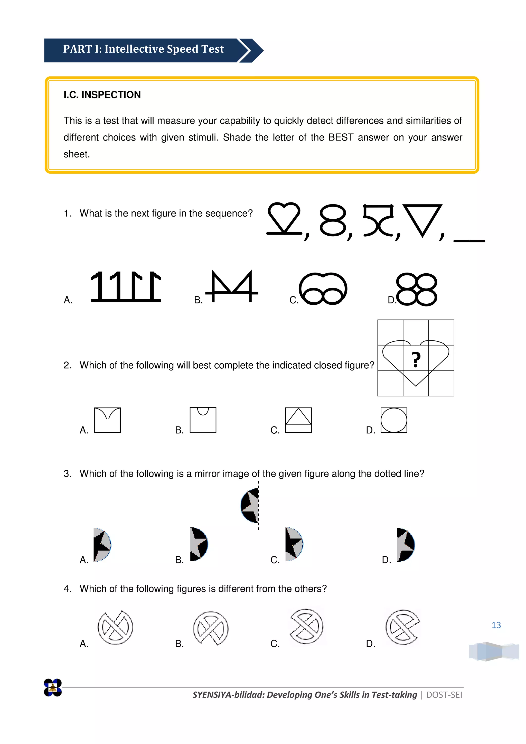 Dost SEI-Scholarship Exam Reviewer | PDF