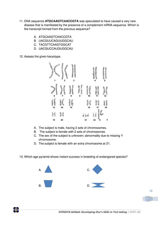 Dost SEI-Scholarship Exam Reviewer | PDF