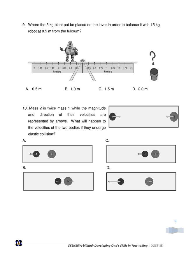 Dost SEI-Scholarship Exam Reviewer | PDF