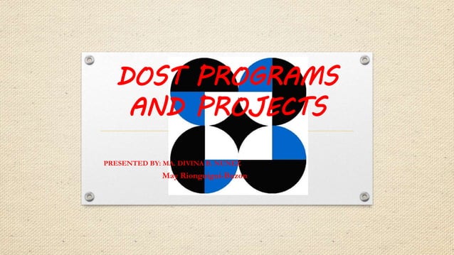 Dost programs and projects | PPTX | Infectious Diseases | Diseases and ...