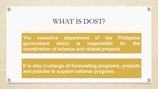 Dost programs and projects | PPTX