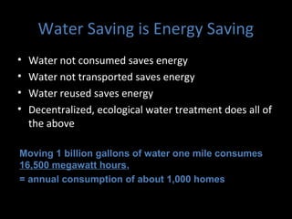 Water, energy and sustainability | PPT