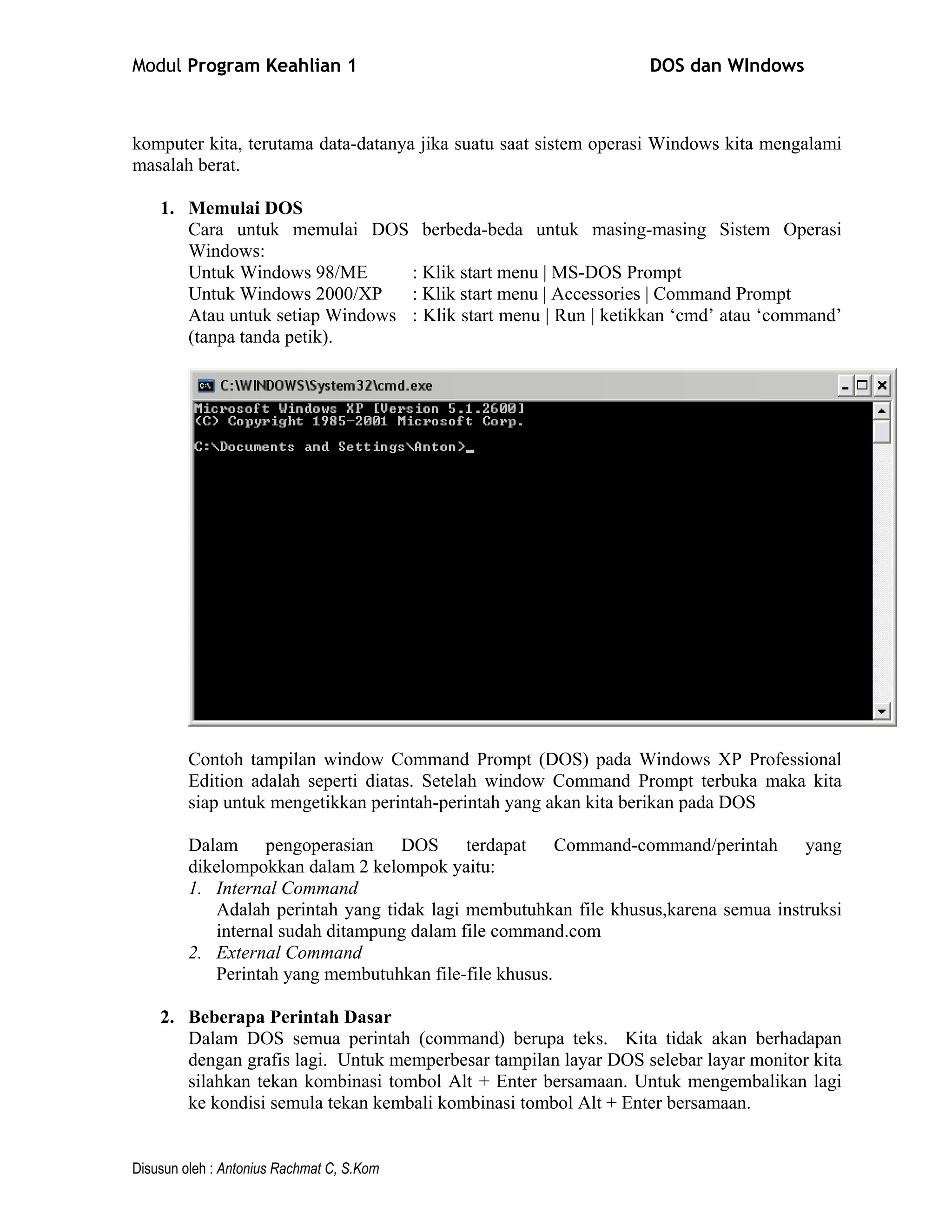 Dos&Windows | PDF