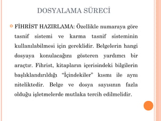 Dosyalama | PPT