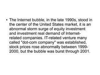 The DotCom Bubble in California | PDF
