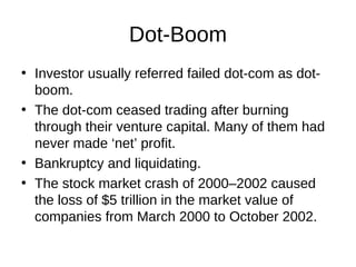 Dot com bubble | PDF