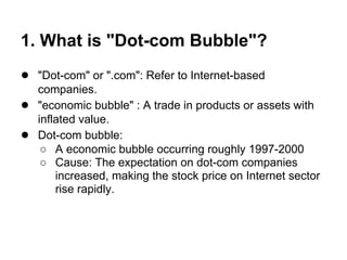 Dot com bubble | PPT
