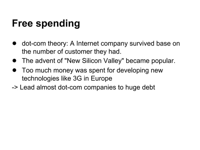 Dot com bubble | PPT