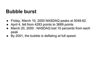 Dot com bubble | PPT