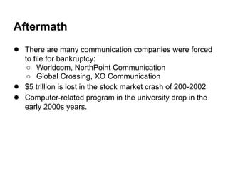 Dot com bubble | PPT