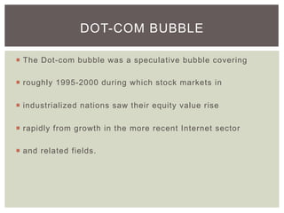 The dot-com bubble in california | PDF