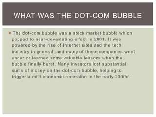 The dot-com bubble in california | PDF