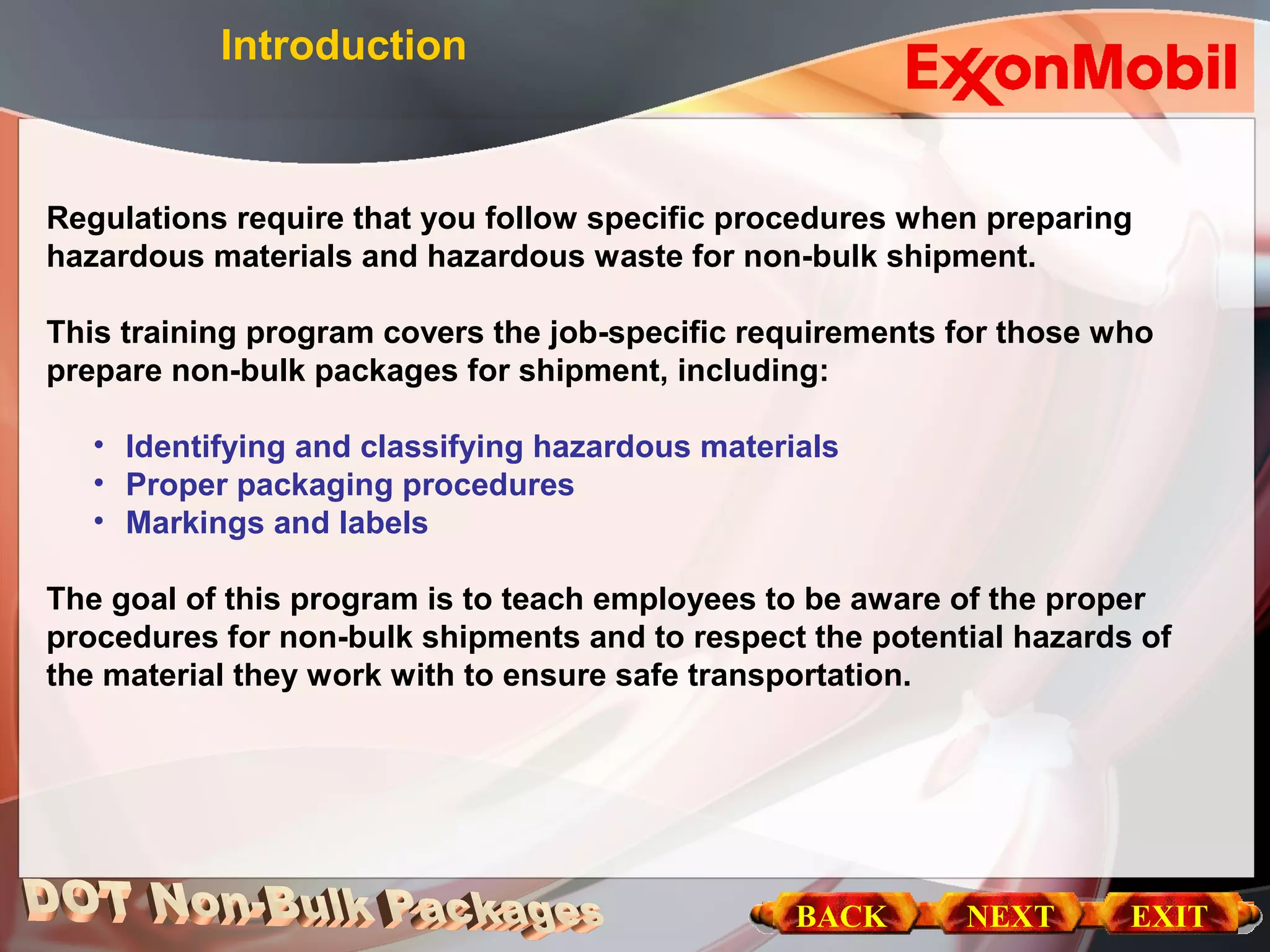 Dot hazMat Training - IMDG | PPT
