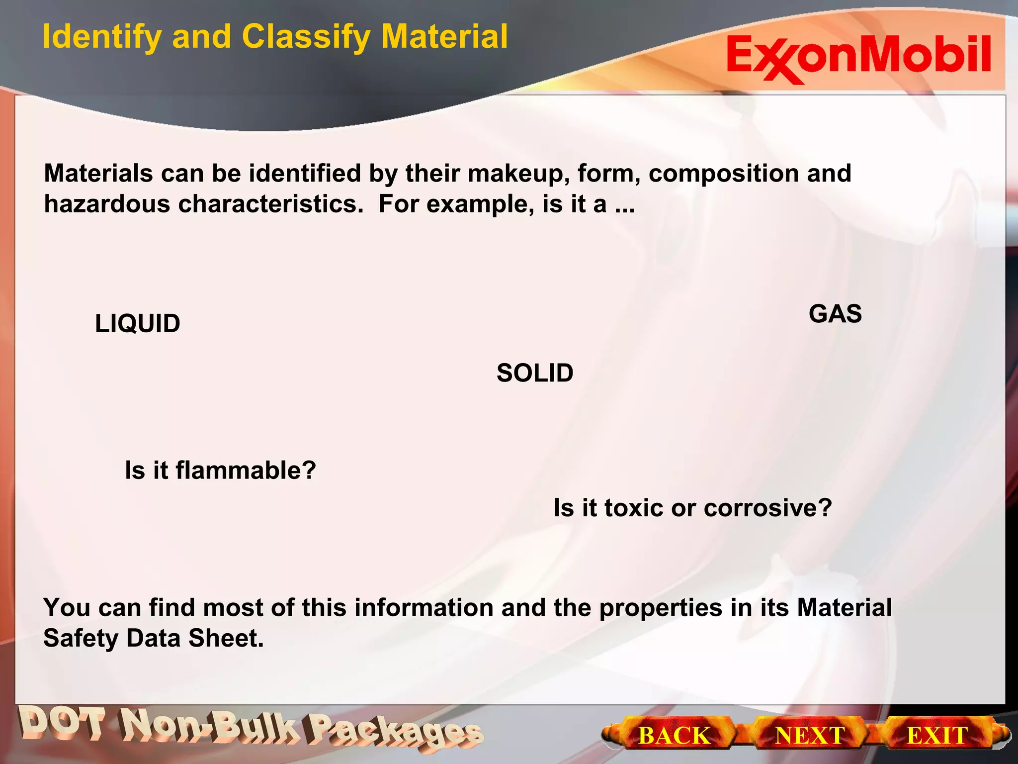 Dot hazMat Training - IMDG | PPT