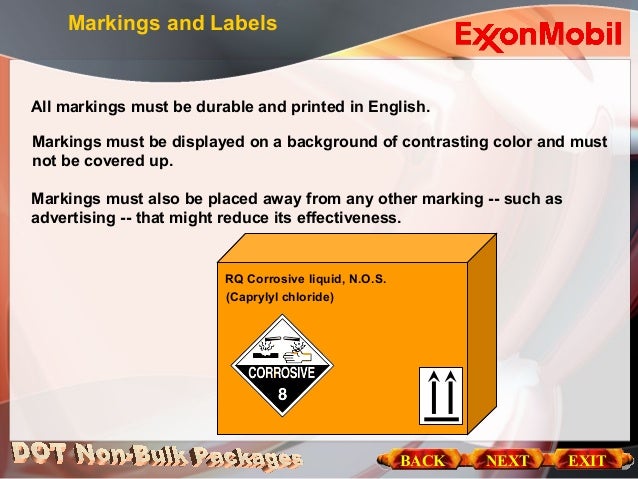 Dot hazMat Training - IMDG