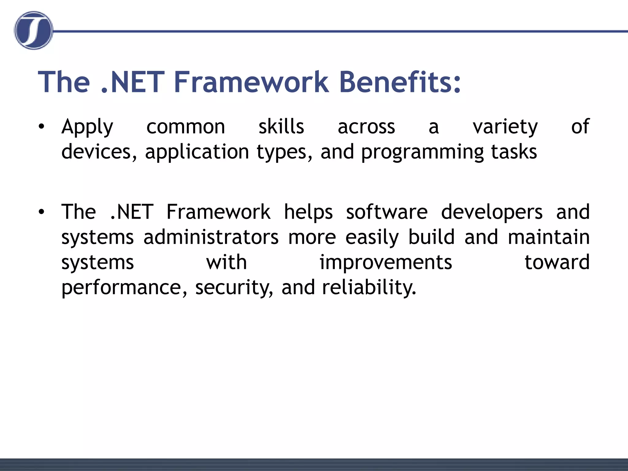 .NET Framework 4.0 – Changes & Benefits | PPT
