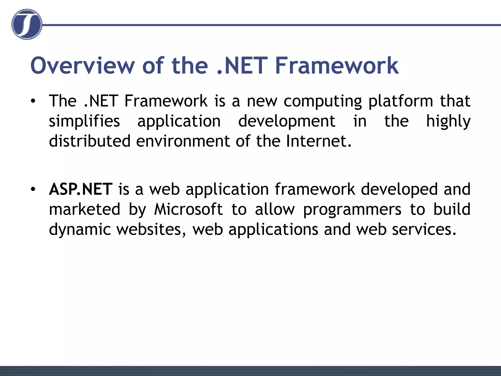 .NET Framework 4.0 – Changes & Benefits | PPT