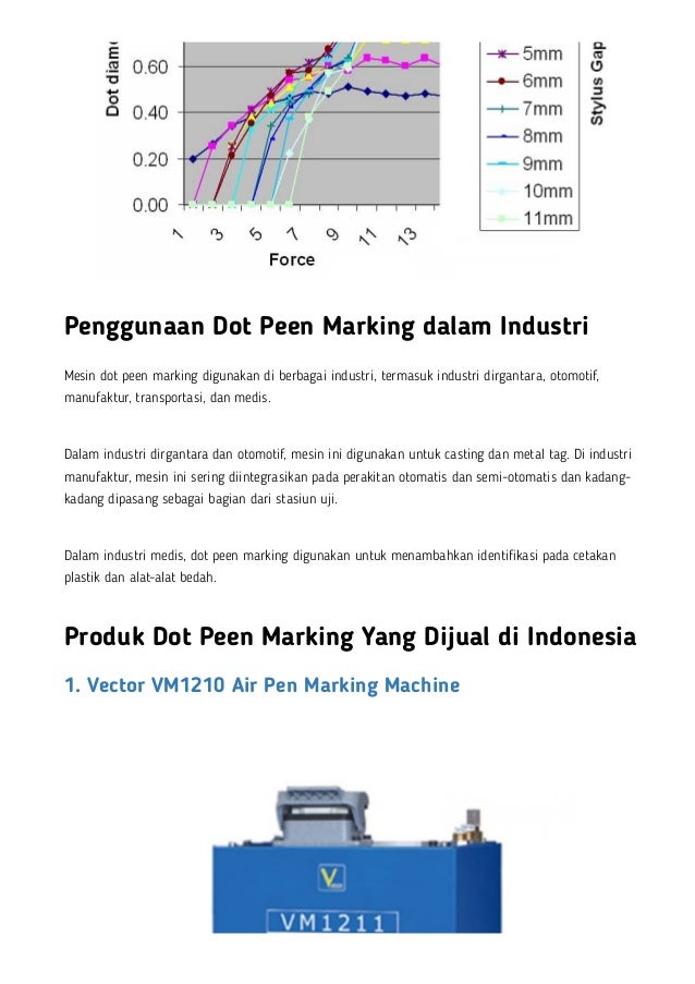 Dot Peen Marking - Fungsi, Jenis dan Contoh Dot Peen Marking di ...
