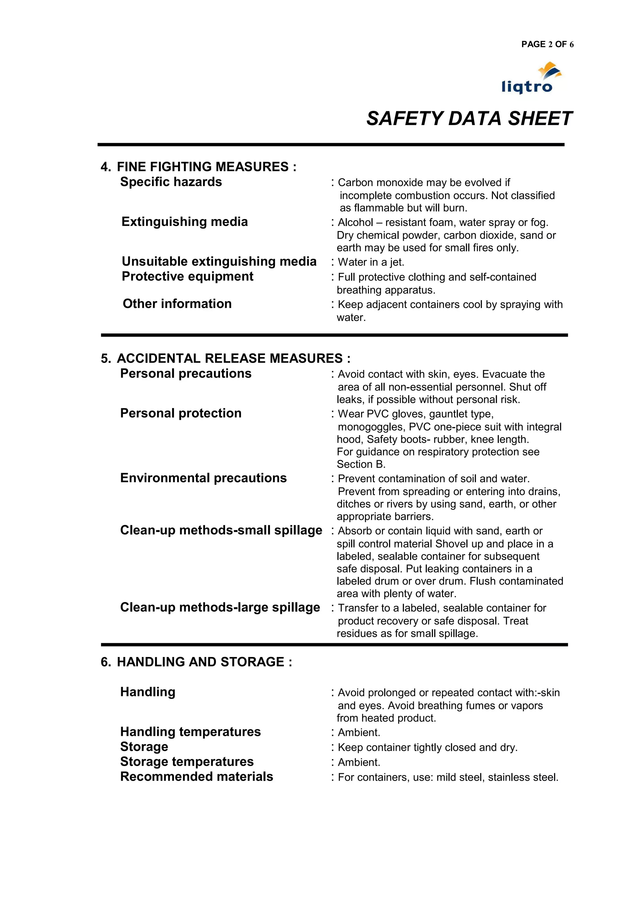 Brake Fluids DOT 3 (Material Safety Data Sheet) | PDF