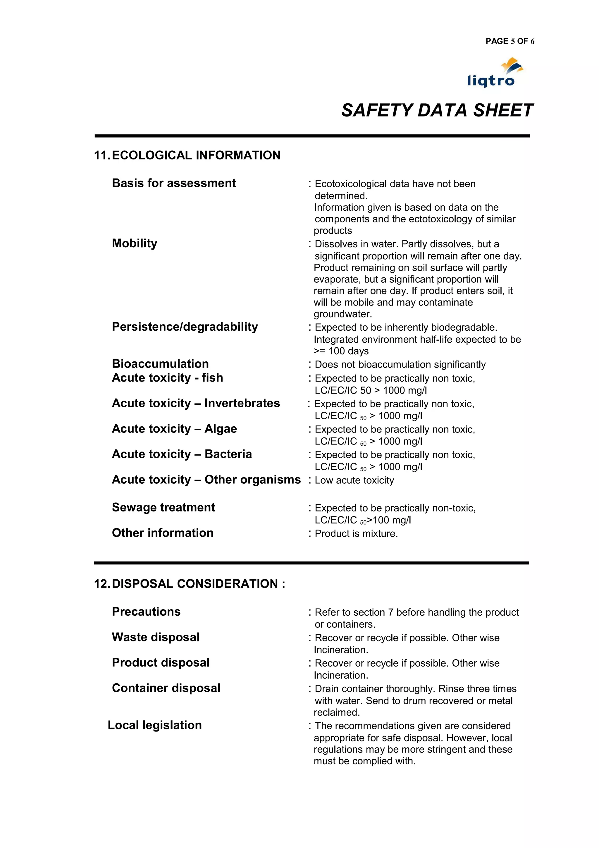 Brake Fluids DOT 3 (Material Safety Data Sheet) | PDF
