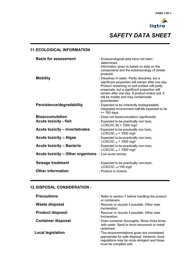 Brake Fluids DOT 3 (Material Safety Data Sheet) | PDF | First Aid | Injuries
