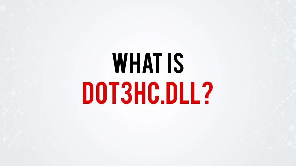 What Is Dot3hc dll what-is-dot3hc-dll