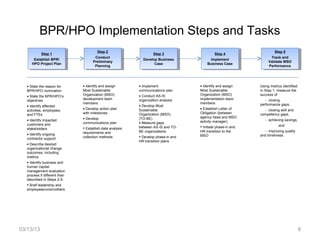 US DOT BPR Example Model | PPT