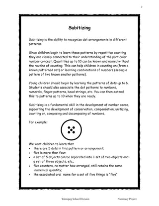 Dot Card and Ten Frames | PDF