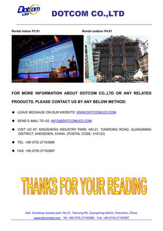 Dotcom company profile | PDF