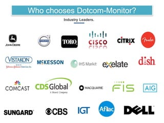 Dotcom monitor platform overview | PPT