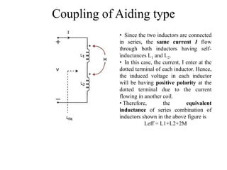 Dot convention in coupled circuits | PPT
