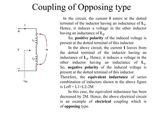 Dot convention in coupled circuits | PPT
