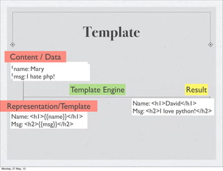 doT.py - a python template engine. | PPT