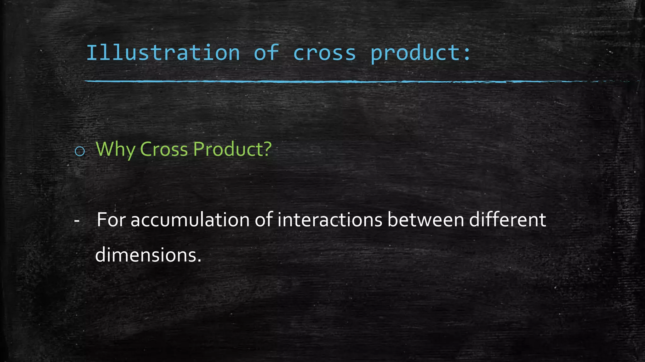 Dot & cross product of vectors | PPTX