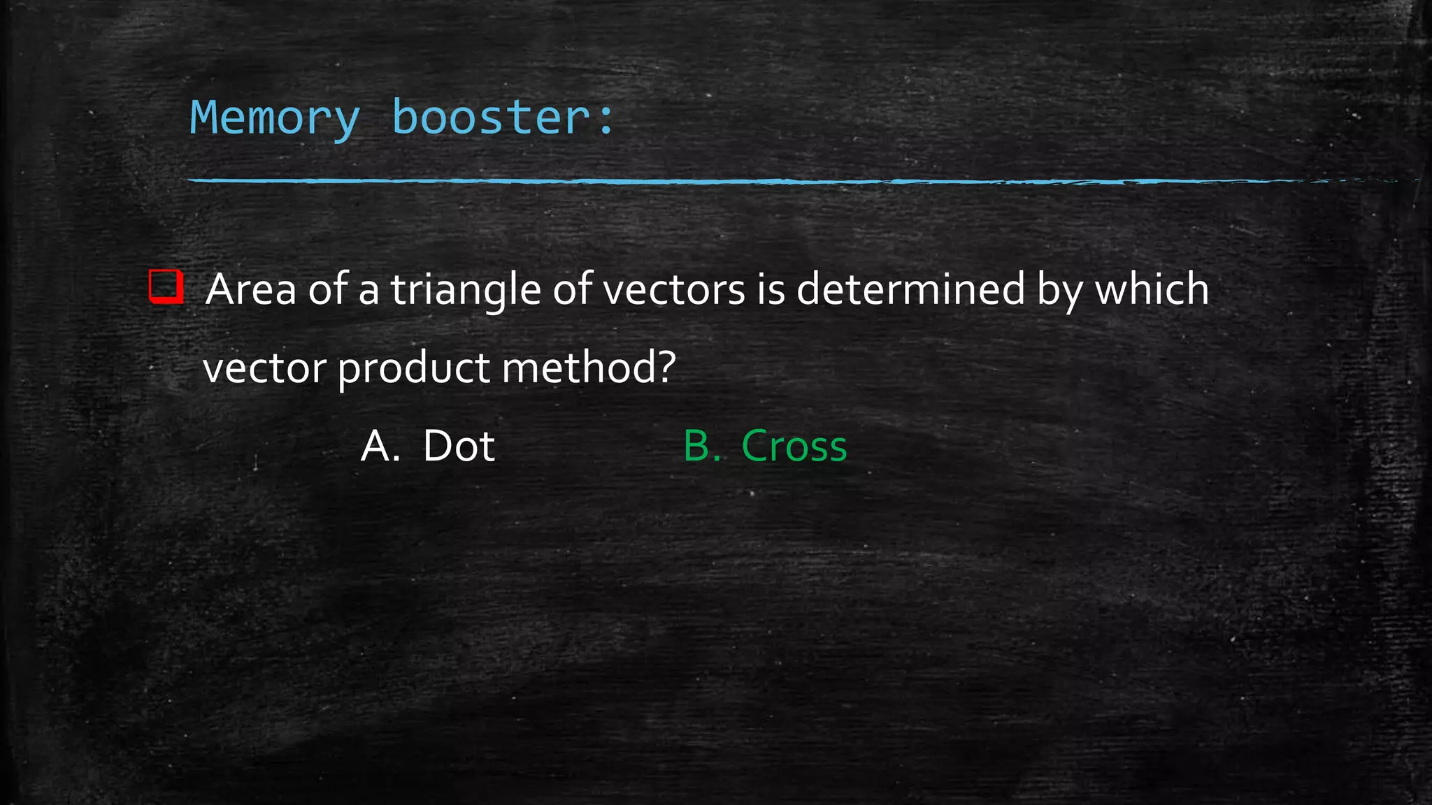 Dot & cross product of vectors | PPTX