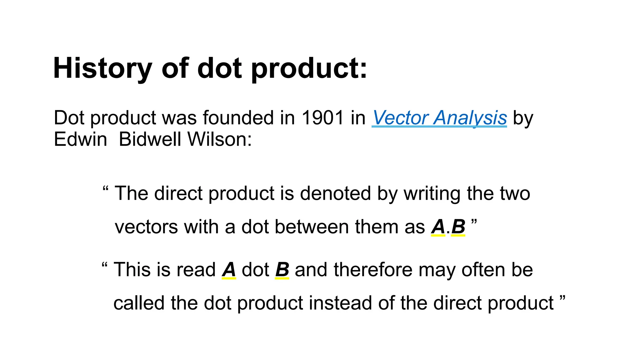Grade 12 STEM General Physics Dot and Cross Products of Vectors | PPTX