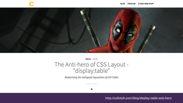 The New CSS Layout - dotCSS | PDF
