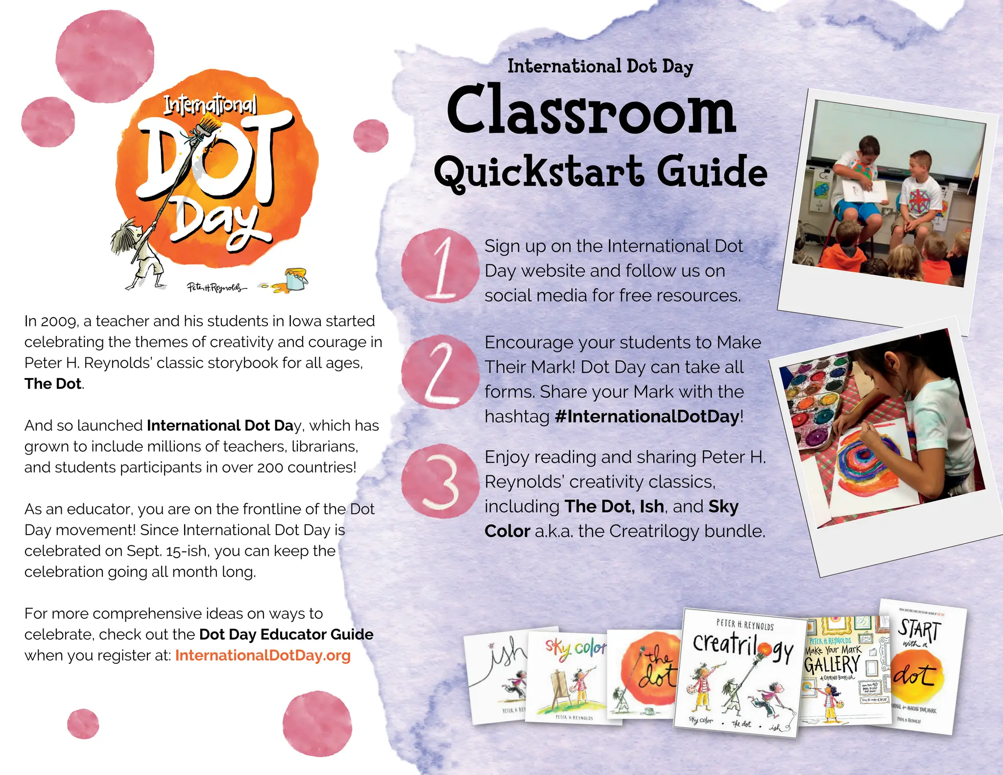 DotDay2023ClassroomGuide can be used in classrooms | PDF