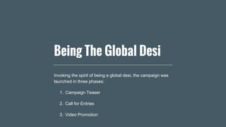 Dotdesi #proud desi campaign | PPTX