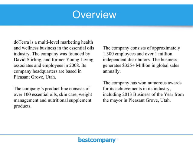 doTERRA review | PPT
