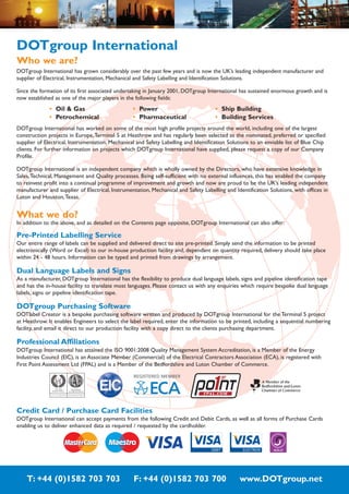 Dotgroup brochure | PDF