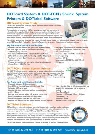 Dotgroup brochure | PDF