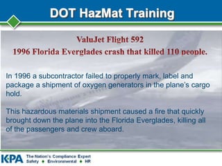 DOT HazMat Shipping Compliance | PPTX