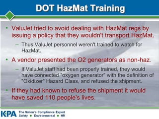 DOT HazMat Shipping Compliance | PPTX