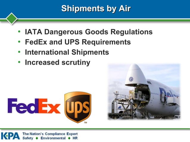 DOT HazMat Shipping Compliance | PPTX